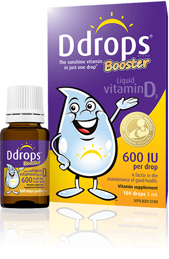 Ddrops Booster 600 IU Vitamin D3 Online In Canada